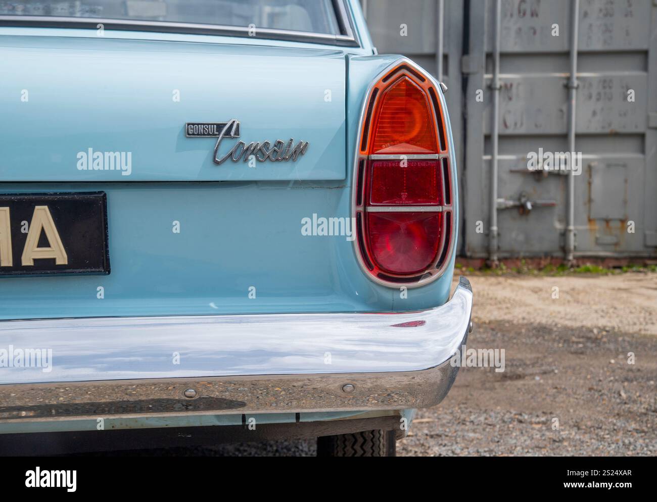 1963 family carFord Consul Corsair De Luxe classic family car Stock ...