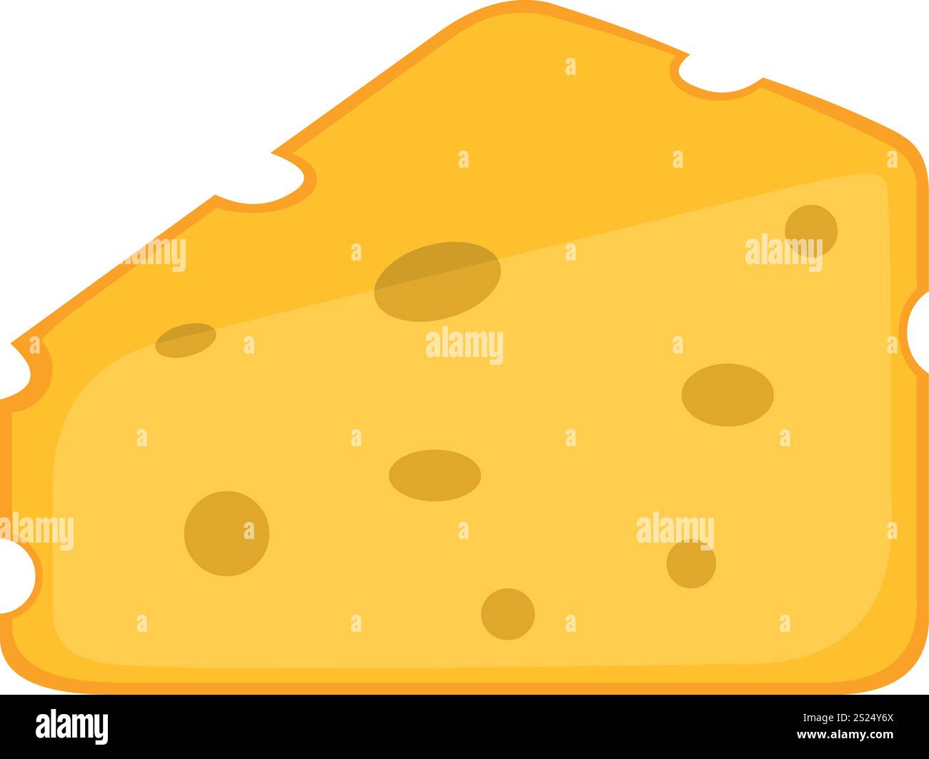 vector illustration food piece of cheese Stock Vector Image & Art - Alamy