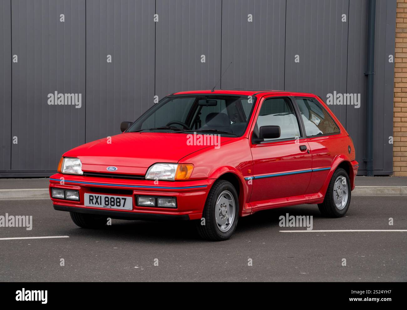 Mk3 Ford Fiesta XR2i modern classic hot hatch car Stock Photo - Alamy