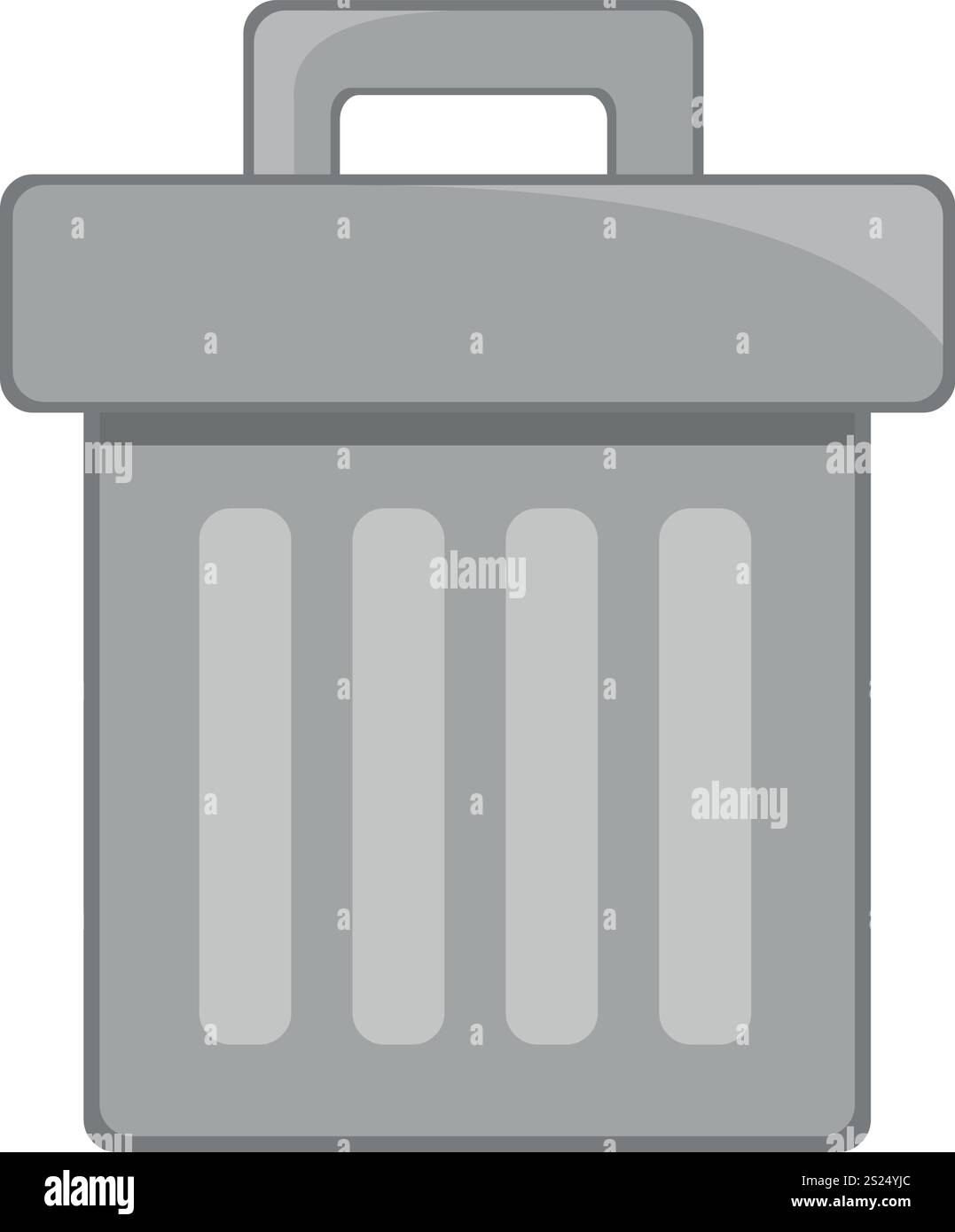 vector illustration trash can object Stock Vector Image & Art - Alamy