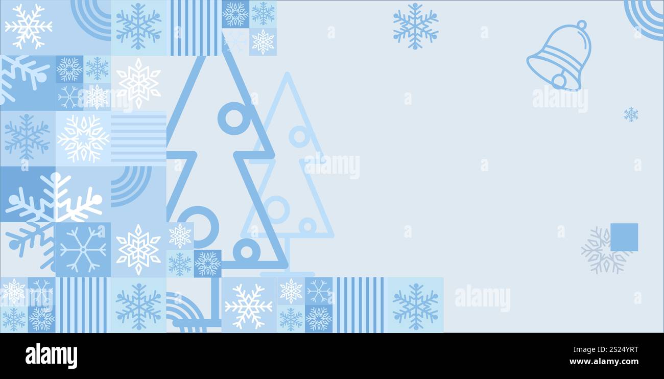 Banner christmas festive tree Stock Vector Images - Alamy