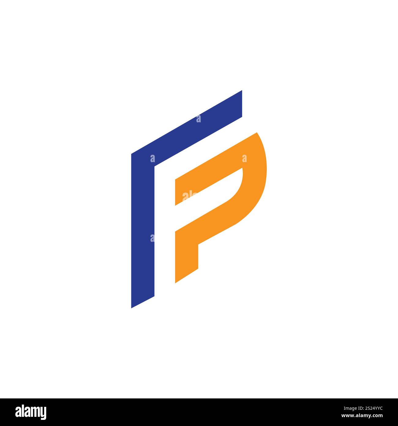 initial pf letter logo, initial fp letter logo, pf logo, pf icon, pf ...