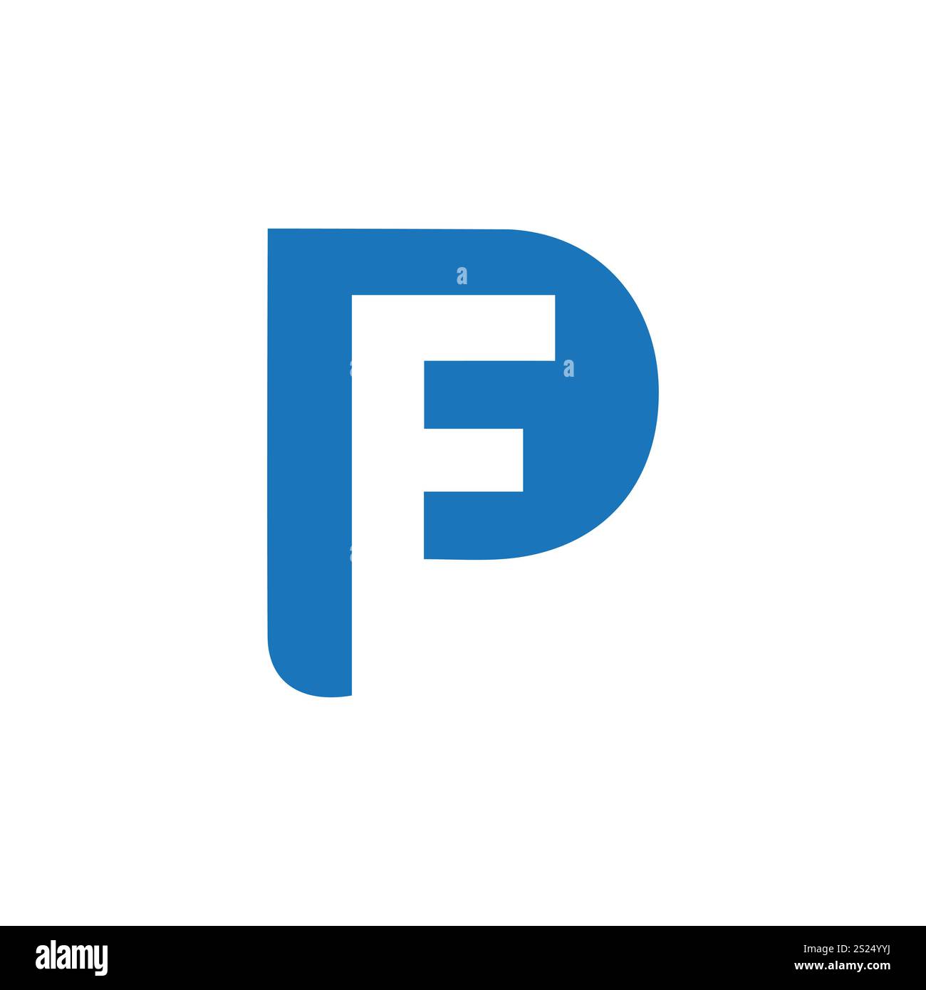 initial pf letter logo, initial fp letter logo, pf logo, pf icon, pf ...