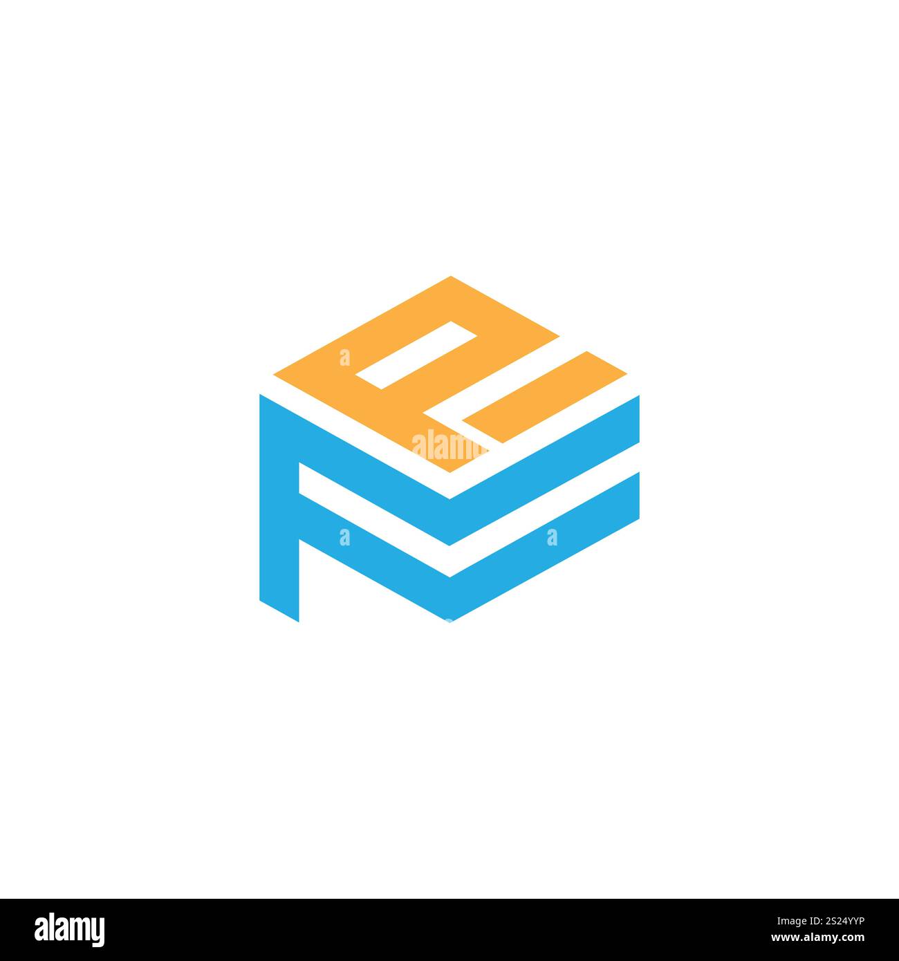 initial pf letter logo, initial fp letter logo, pf logo, pf icon, pf ...