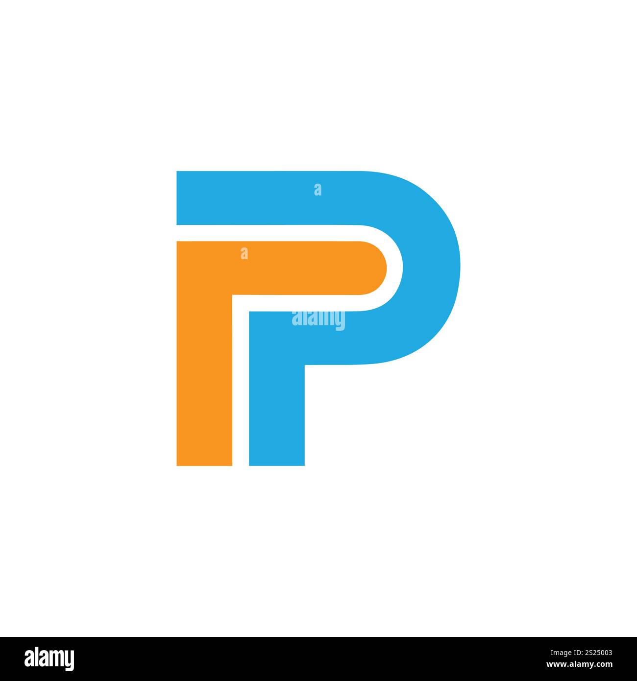 initial pf letter logo, initial fp letter logo, pf logo, pf icon, pf ...
