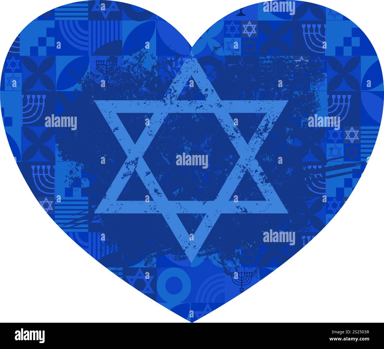 heart with the symbol of Israel Stock Vector Image & Art - Alamy