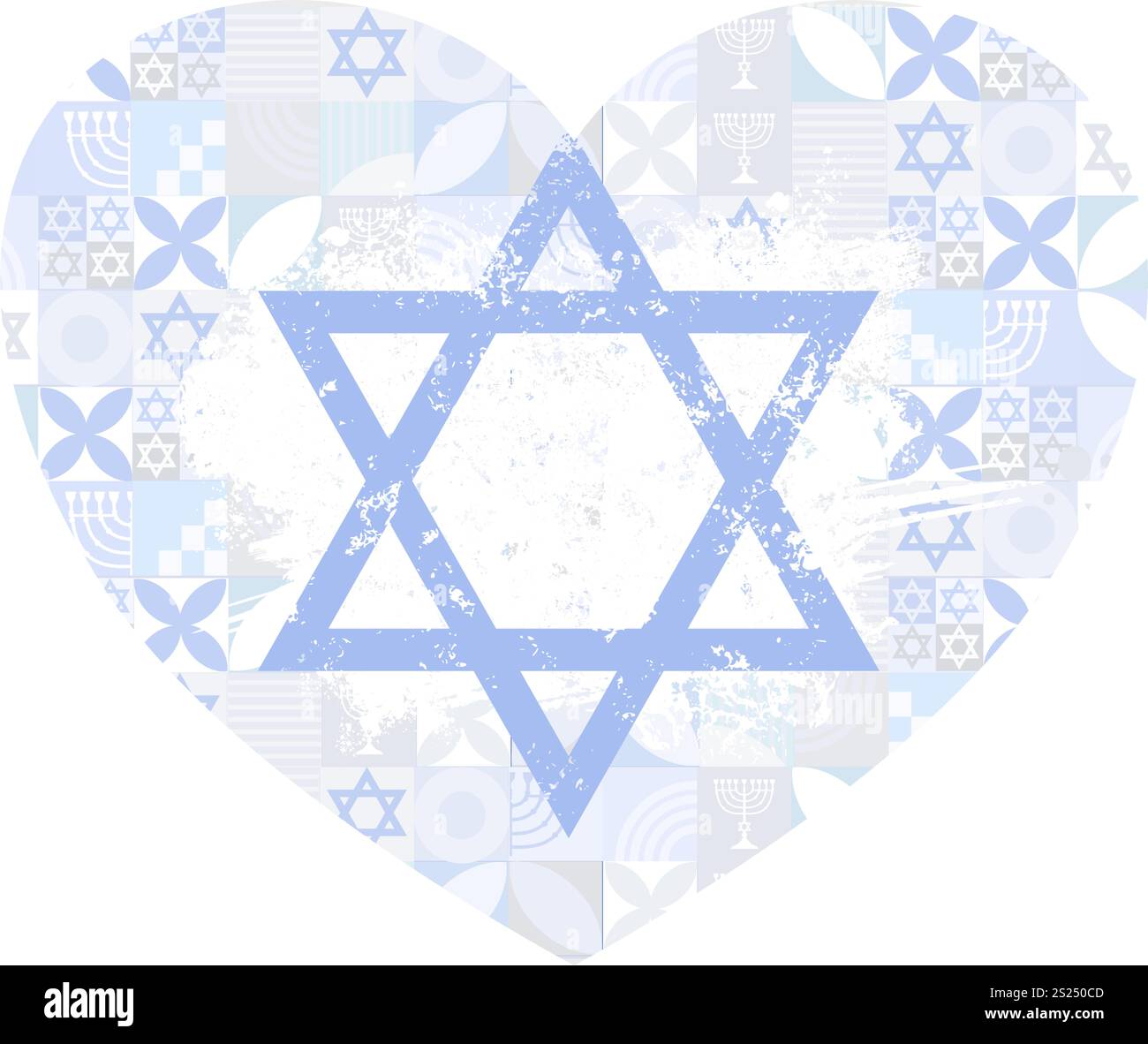 heart with the symbol of Israel Stock Vector Image & Art - Alamy