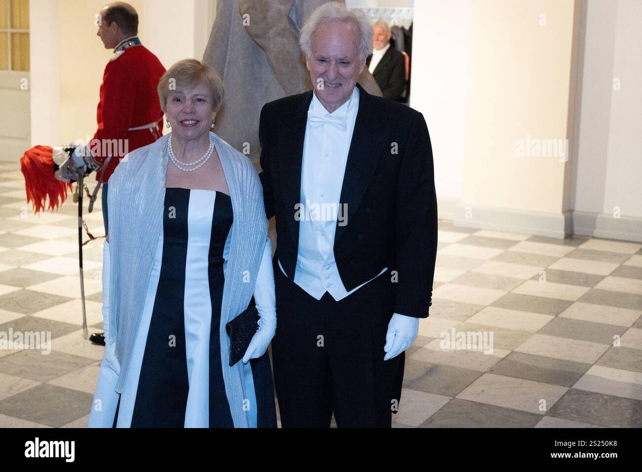US Ambassador to Denmark Alan Leventhal R and wife Sherry Leventhal L ...