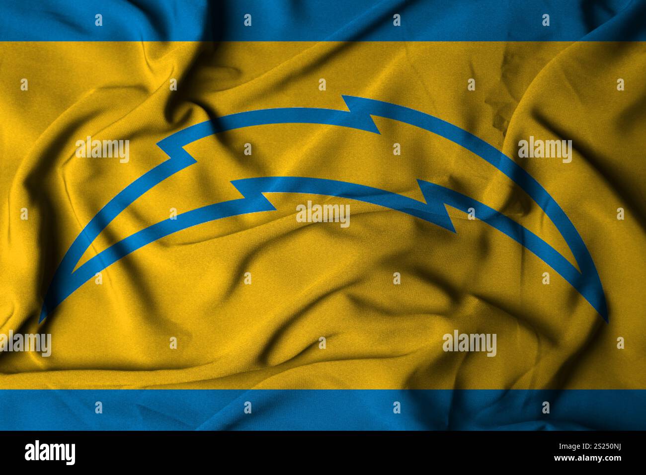 Pringsewu, Lampung; January 05, 2025; texture of a waving flag with the ...