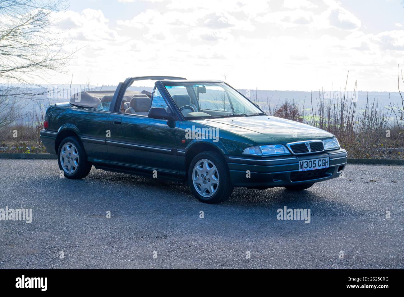 1994 Rover 214 convertible 90s British soft top car Stock Photo - Alamy