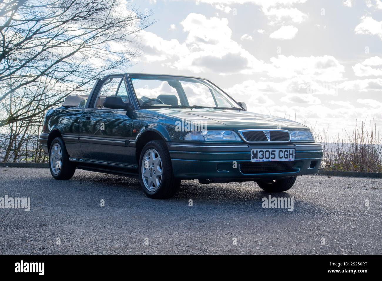 1994 Rover 214 convertible 90s British soft top car Stock Photo - Alamy