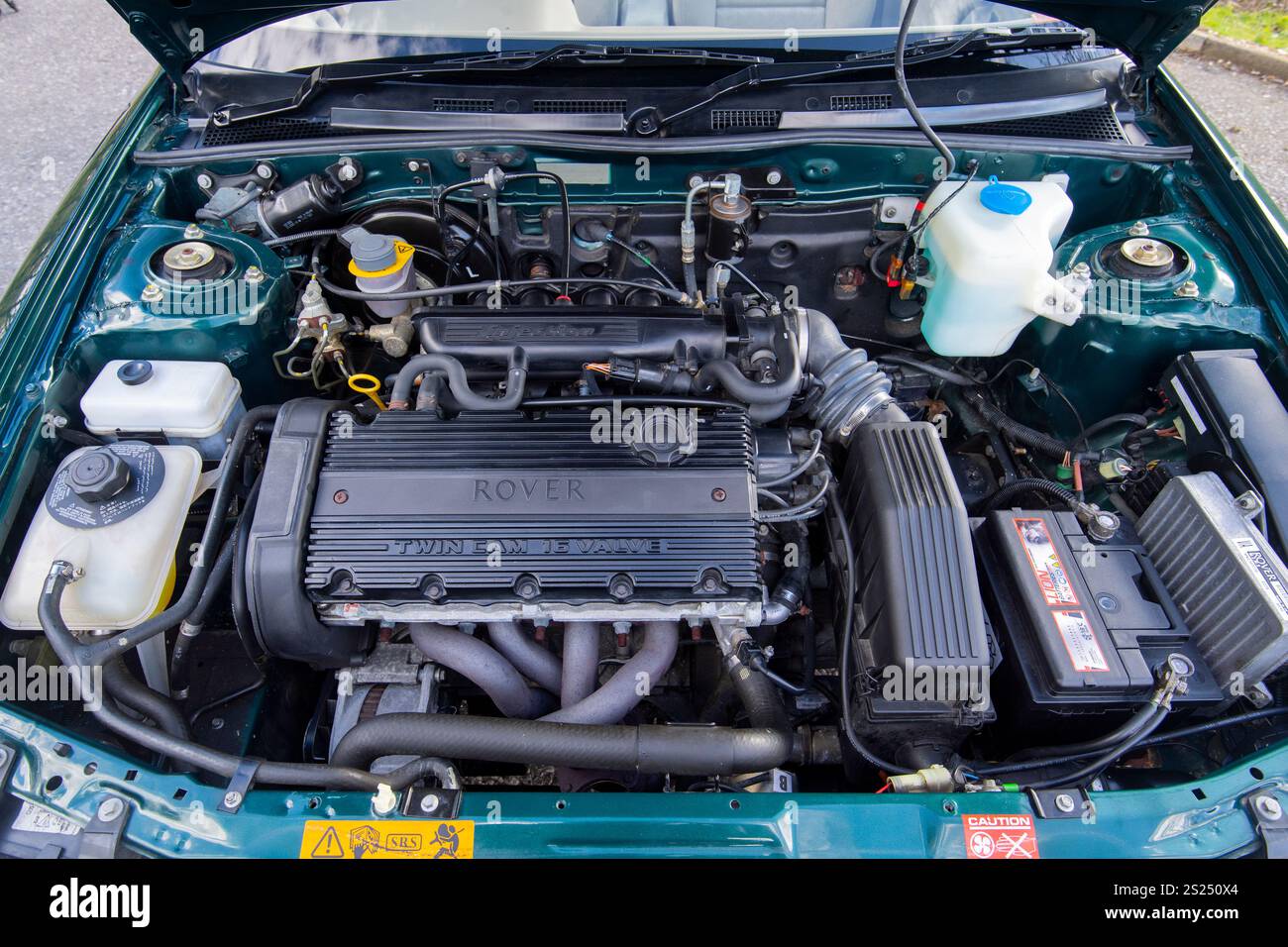 1994 Rover 214 convertible 90s British soft top car Stock Photo - Alamy