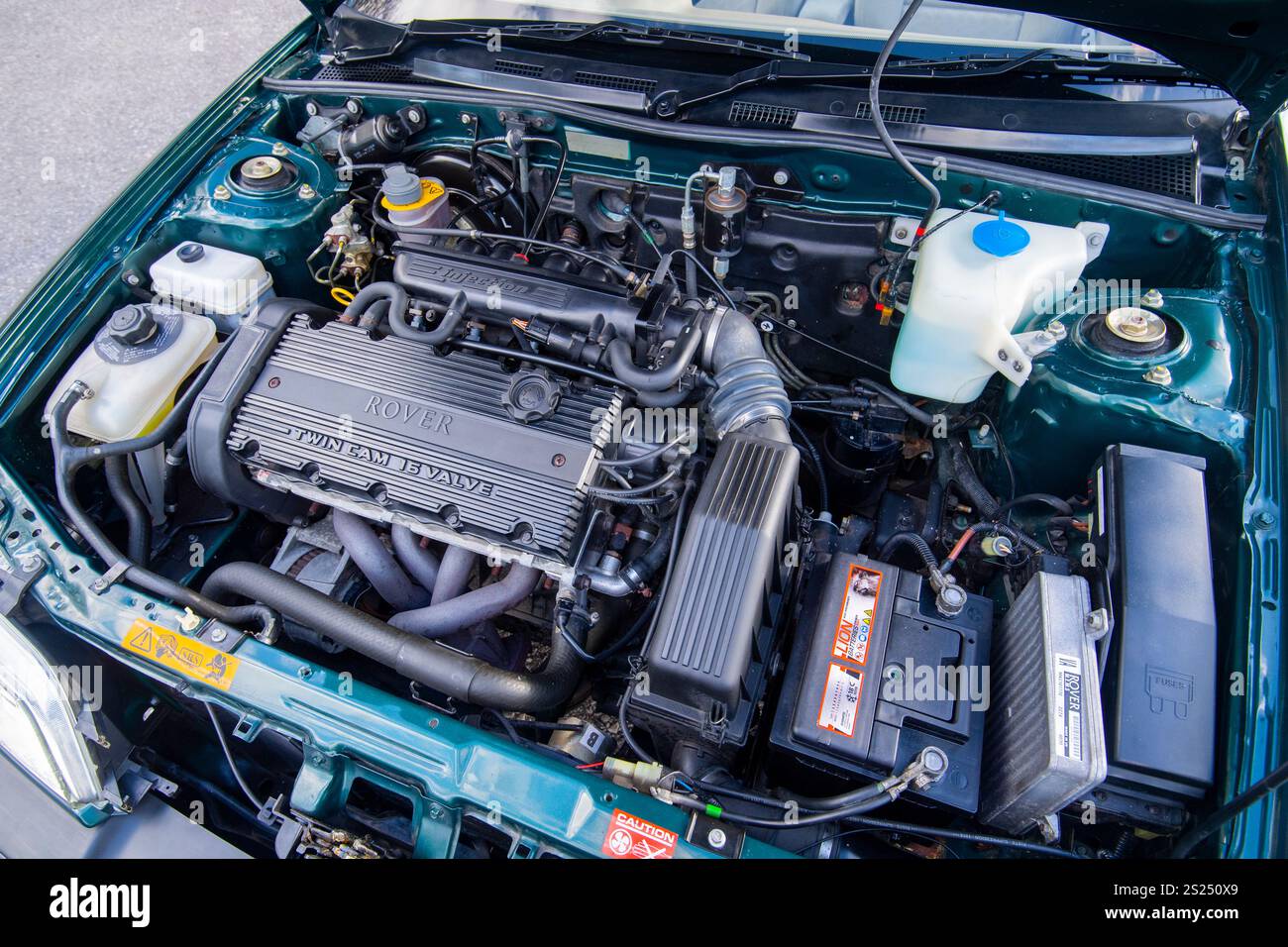 1994 Rover 214 convertible 90s British soft top car Stock Photo - Alamy