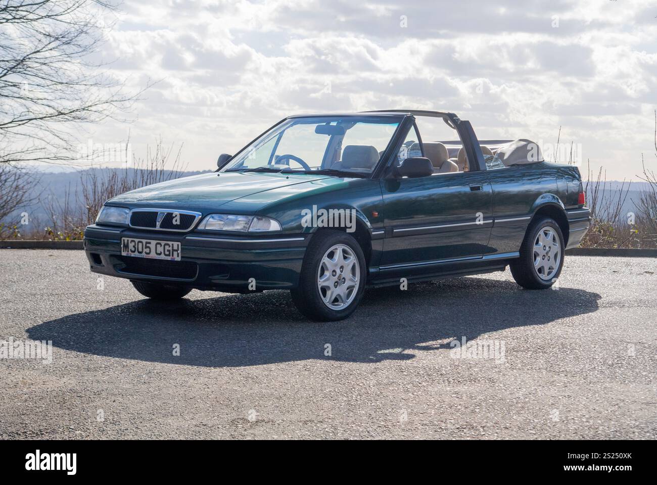 1994 Rover 214 convertible 90s British soft top car Stock Photo - Alamy
