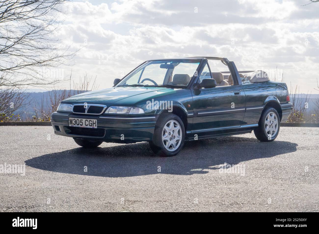 1994 Rover 214 convertible 90s British soft top car Stock Photo - Alamy