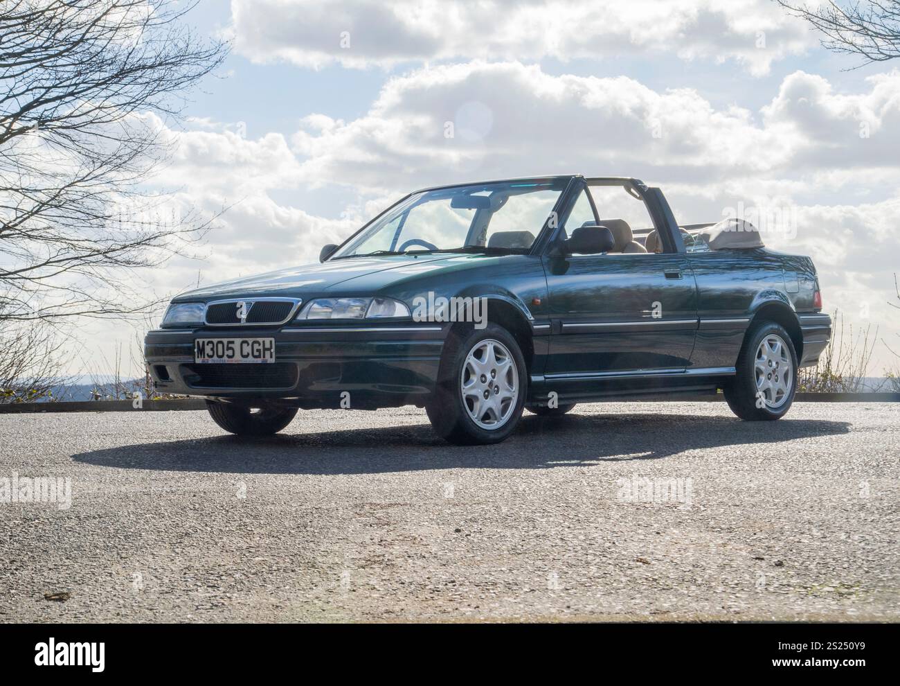 1994 Rover 214 convertible 90s British soft top car Stock Photo - Alamy