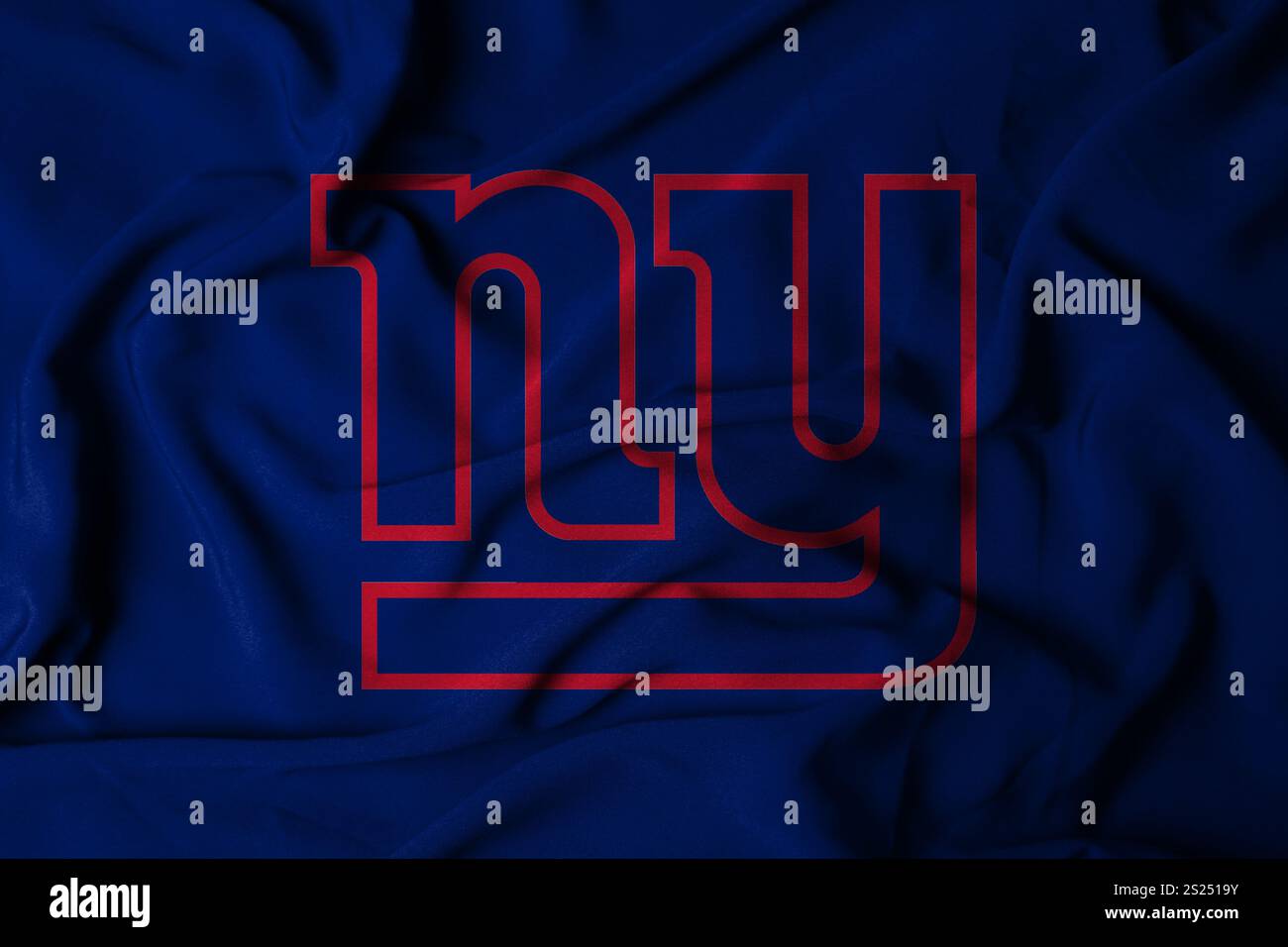 Pringsewu, Lampung; January 05, 2025; texture of a waving flag with the ...