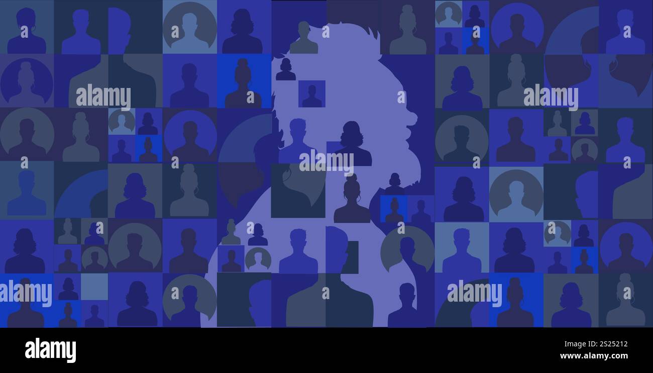Man people users community - banner Stock Vector Image & Art - Alamy