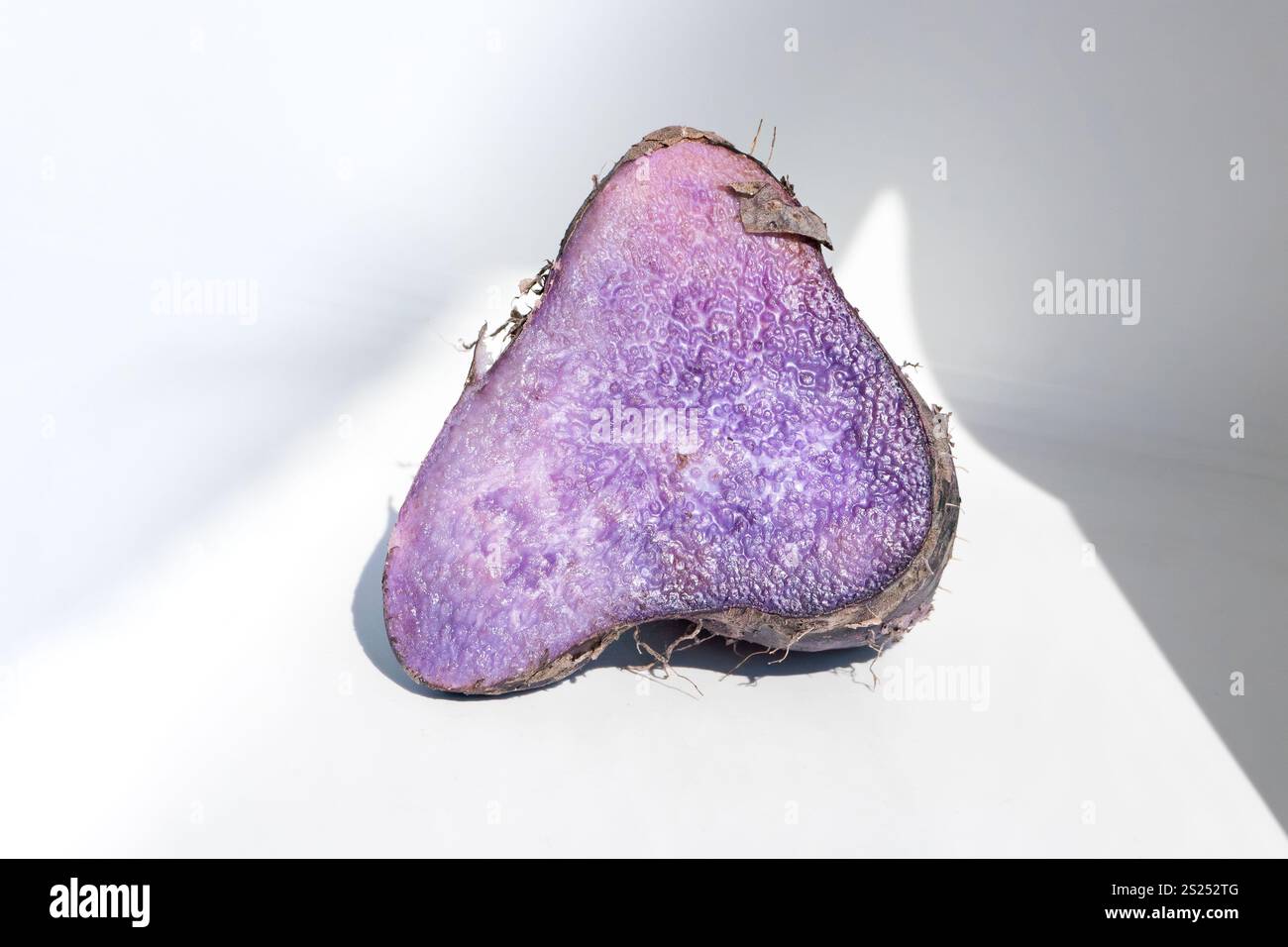 Sweet Potato and Yam Root Fibrous Vegetable Healthy Concept Isolated ...