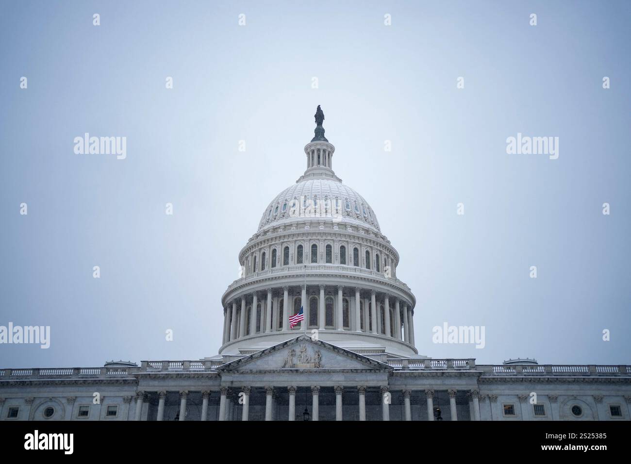 Washington, United States. 06th Jan, 2025. The U.S. Capitol Dome is ...