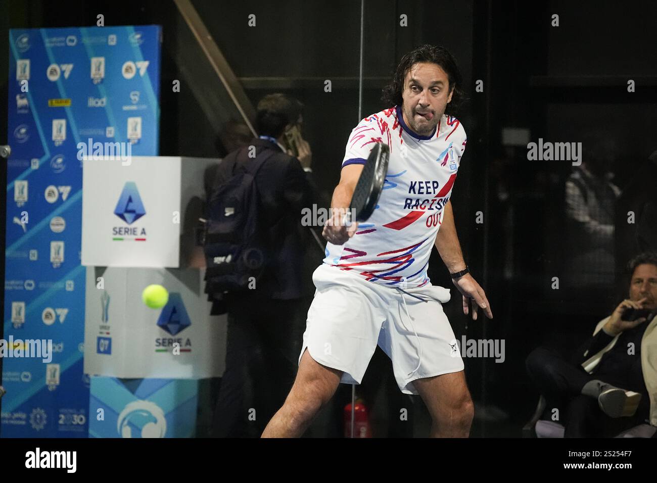 Riyadh, Saudi Arabia. 06th Jan, 2025. Luca Toni during the EA Sports FC ...