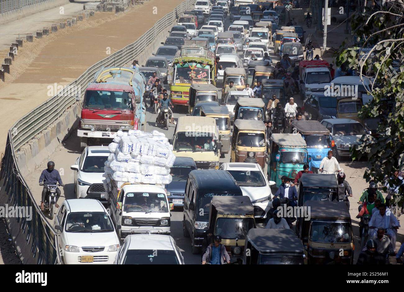 Commuters are facing inconvenience during traffic jam due to ...