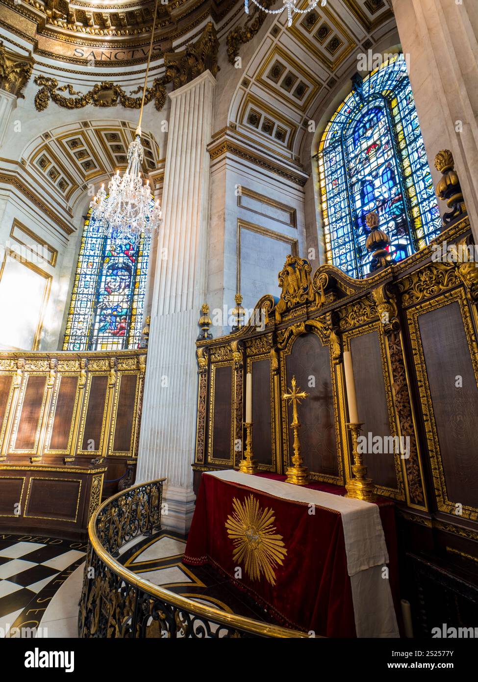 The American Memorial Chapel, St Pauls Cathedral, The city of London ...