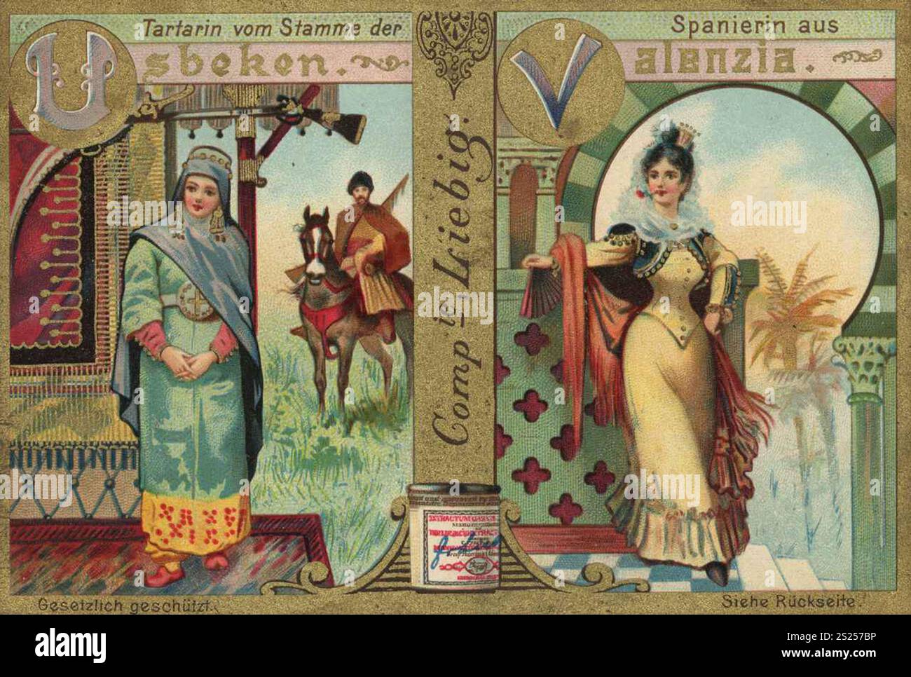Picture series Noble women from all over the world, Tartar woman from ...