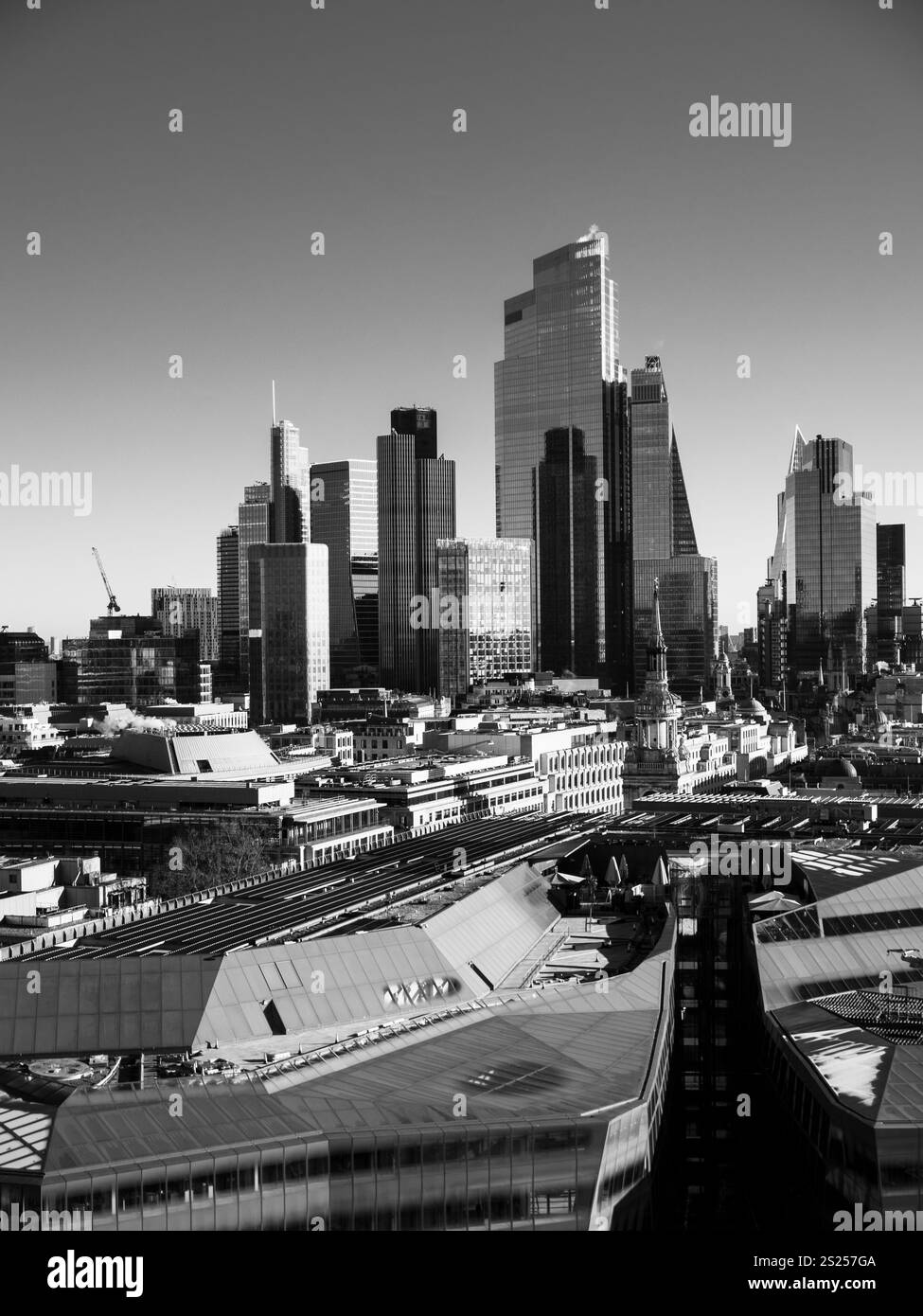 Black and White Landscape, The City of London Skyline, The Square Mile ...
