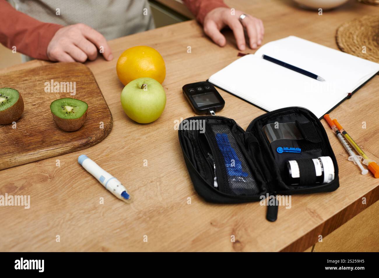 A young man explores his daily routine at home while managing diabetes ...