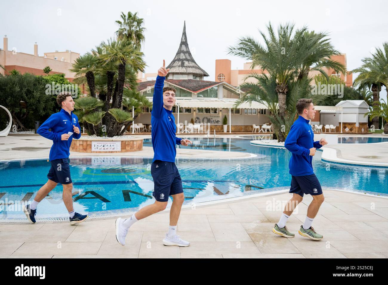 Oliva, Spain. 06th Jan, 2025. Gent's Gilles De Meyer and Gent's Mathias ...