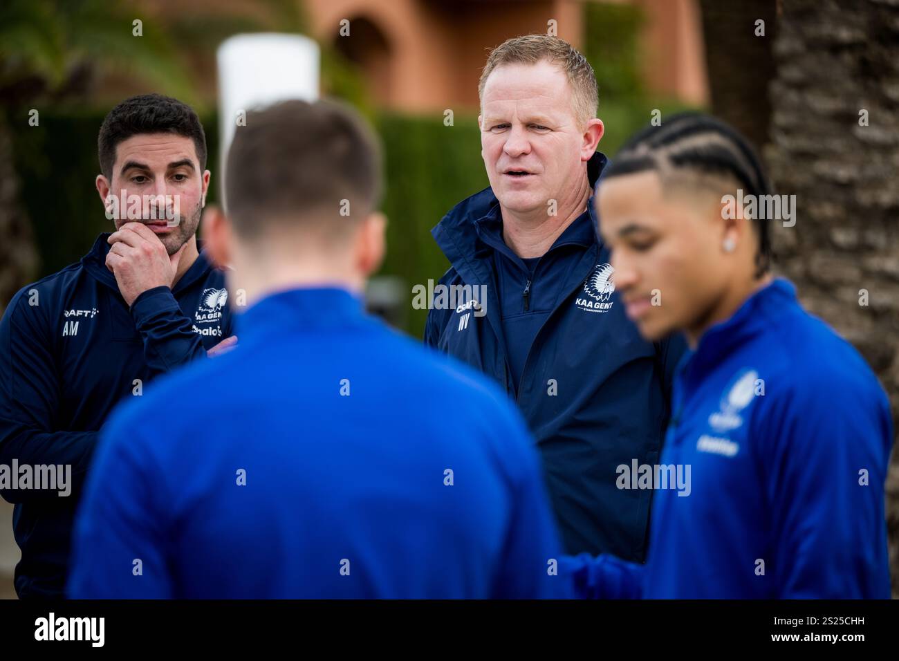 Oliva, Spain. 06th Jan, 2025. Gent's head coach Wouter Vrancken ...