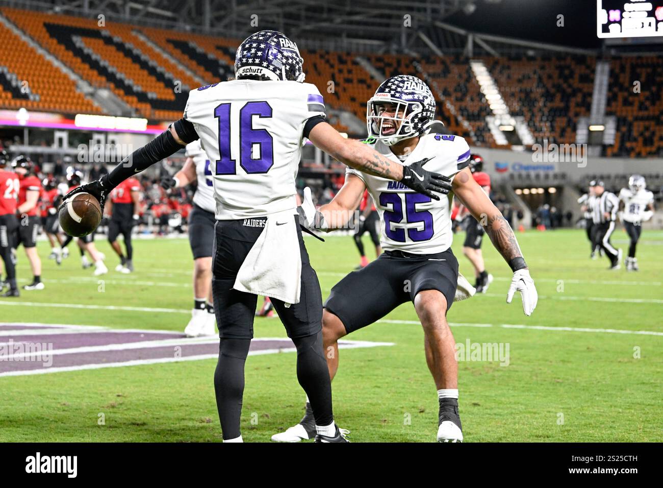 HOUSTON, TX - JANUARY 05: Mount Union wide receiver Nick Turner (16 ...
