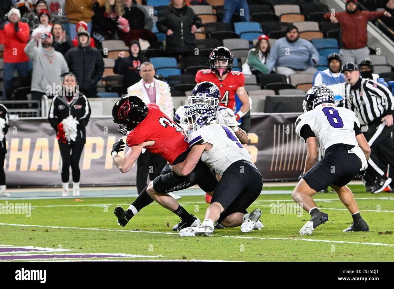 HOUSTON, TX - JANUARY 05: North Central (IL) wide receiver Jacob ...