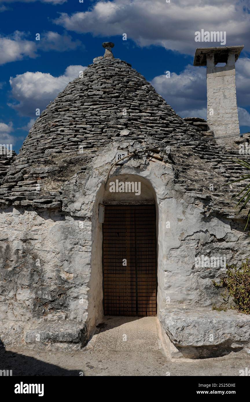 Ripe for restoration: a single-coned trullo typical of the traditional ...