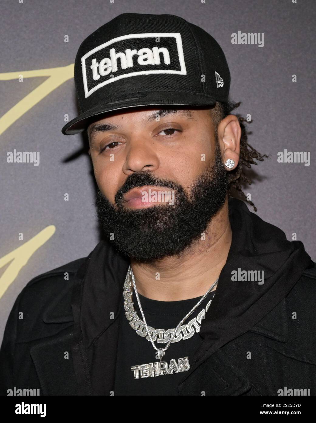 January 6, 2025, Hollywood, California, USA: Tehran Von Ghasri attends ...