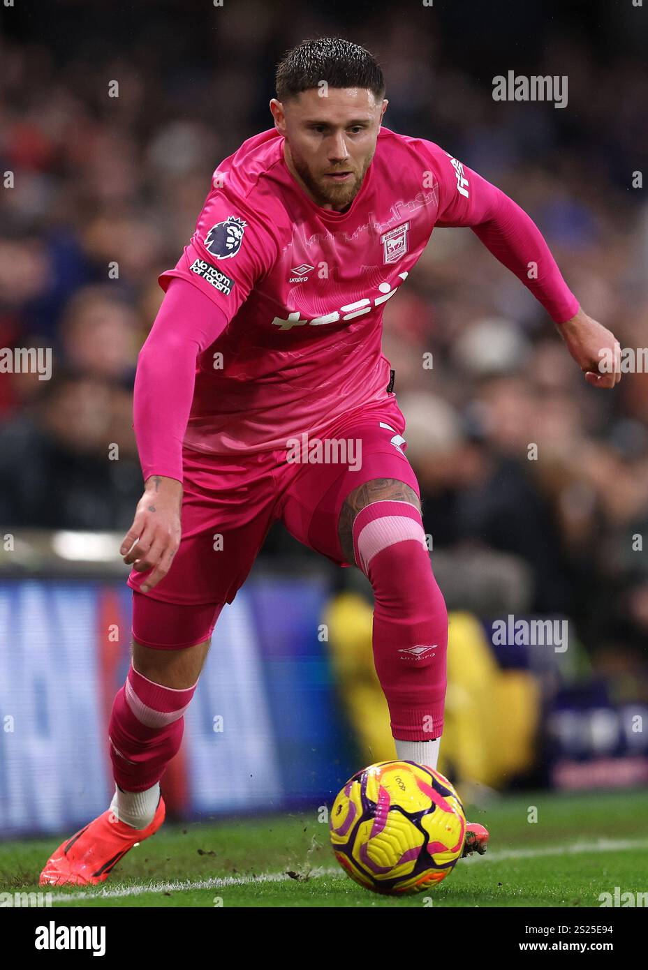 London, UK. 5th Jan, 2025. Wes Burns of Ipswich Town during the Premier ...