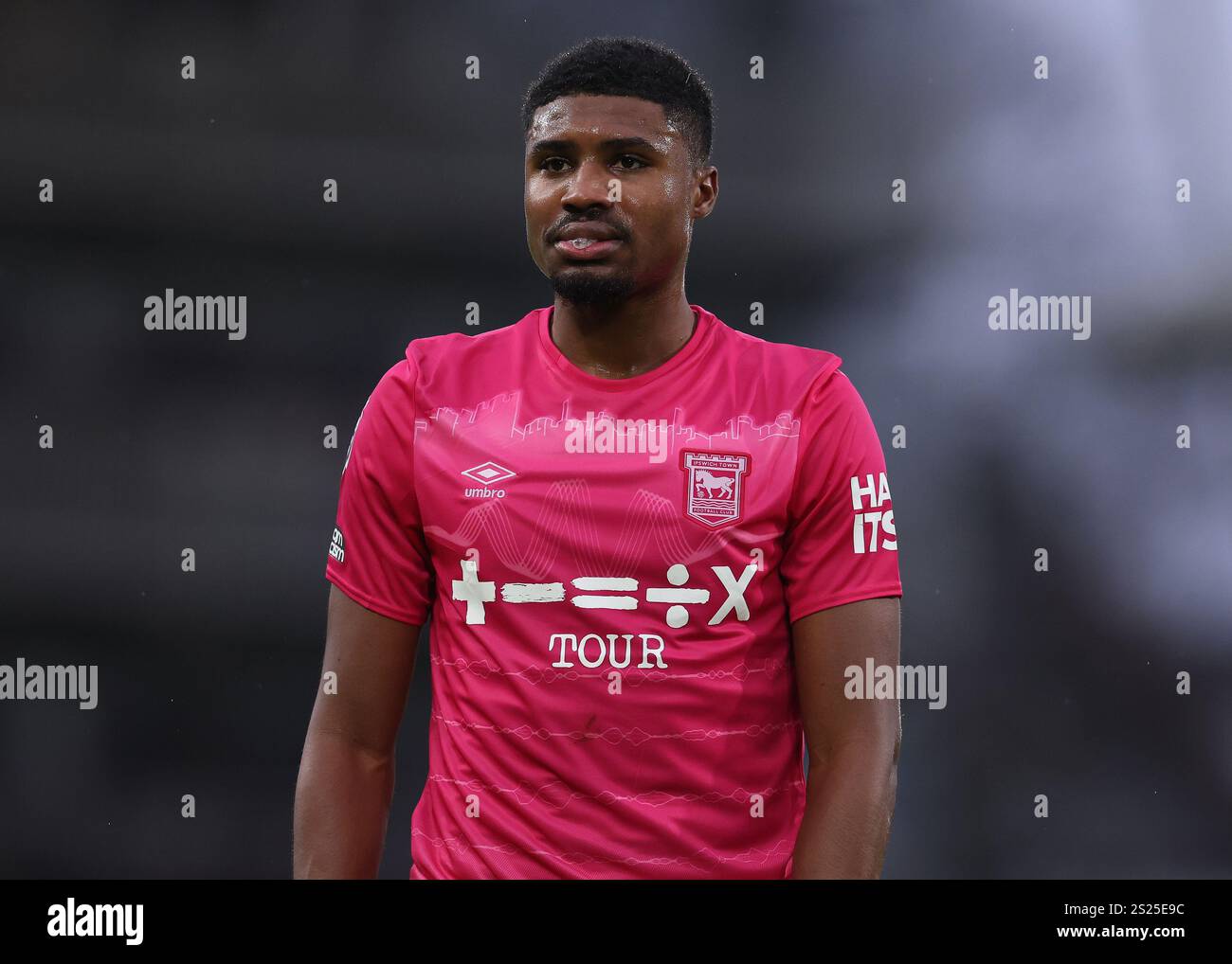 London, UK. 5th Jan, 2025. Ben Johnson of Ipswich Town during the ...