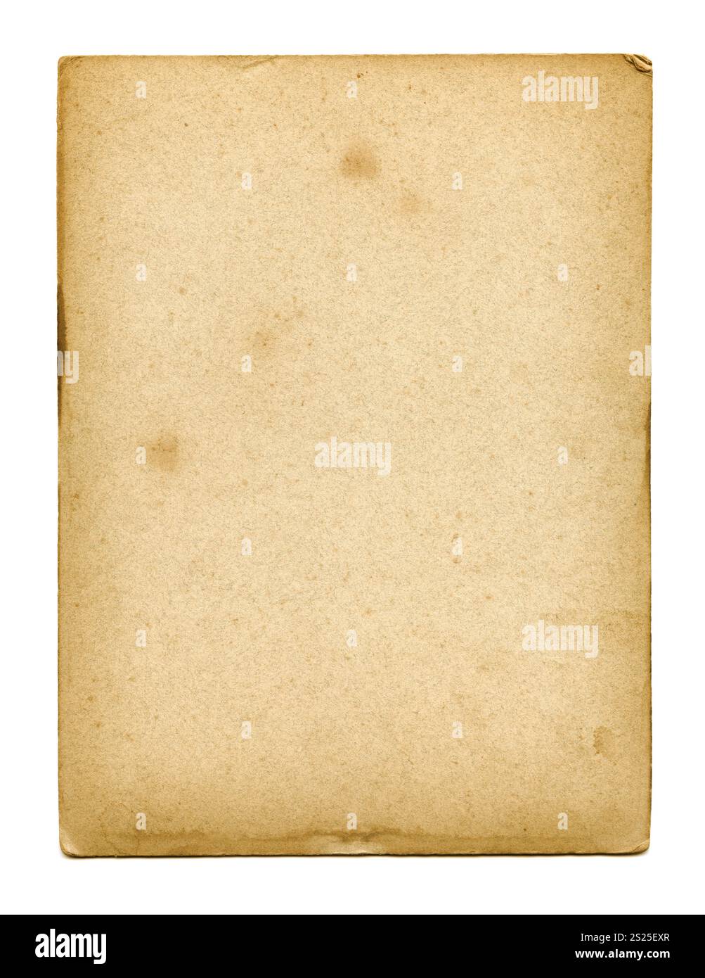 Old used paper texture isolated on white Stock Photo - Alamy