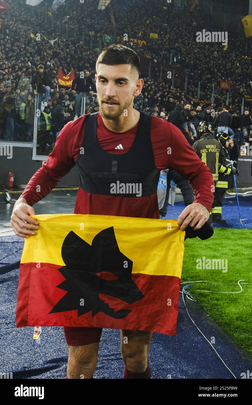 As roma celebrate victory match during the Serie A football match ...