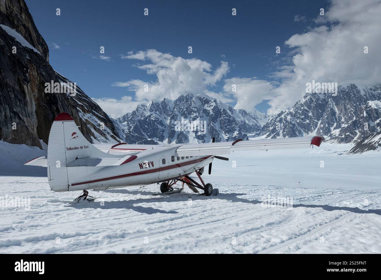 North America; United States; Alaska; Alaska Range Mountains; Denali ...