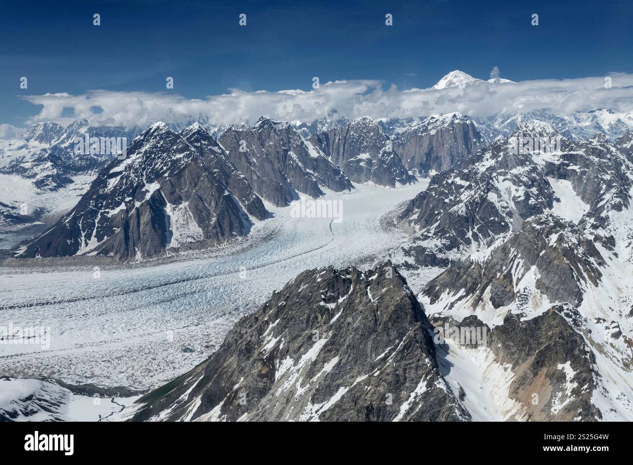 North America; United States; Alaska; Alaska Range Mountains; Denali ...