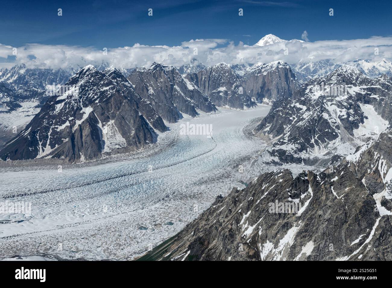 North America; United States; Alaska; Alaska Range Mountains; Denali ...