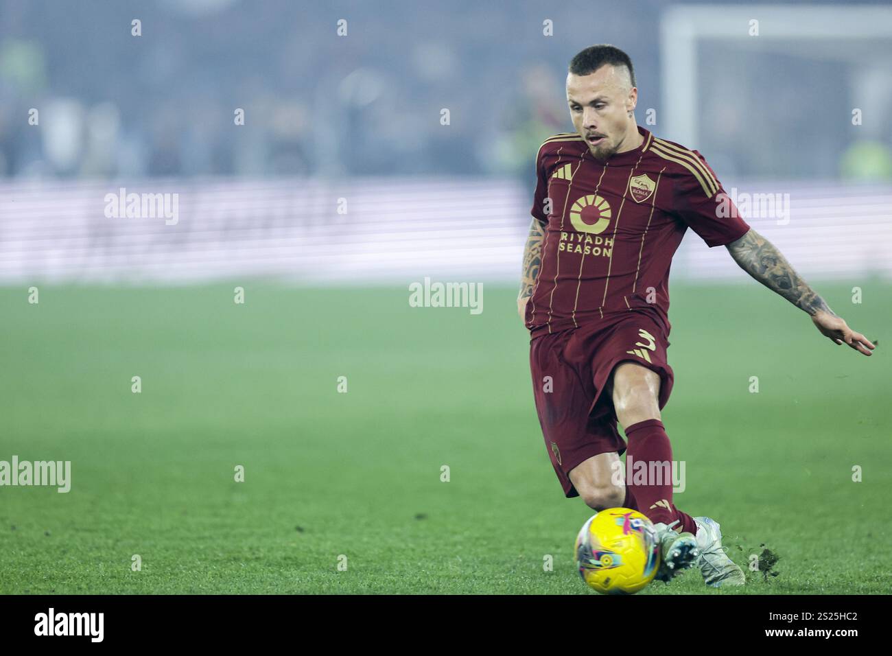 Rome, Italy. 05th Jan, 2025. Romaâ??s Spanish defender Angelino ...