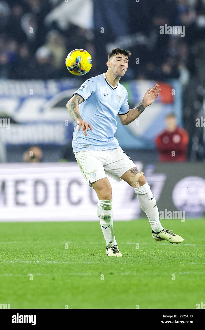 Rome, Italy. 05th Jan, 2025. Lazioâ??s Italian defender Alessio ...