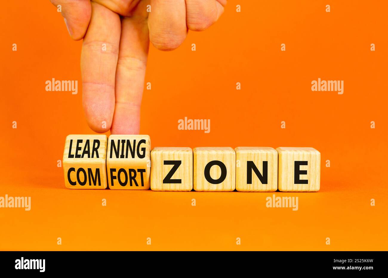 Comfort or learning zone symbol. Concept words Comfort zone Learning ...