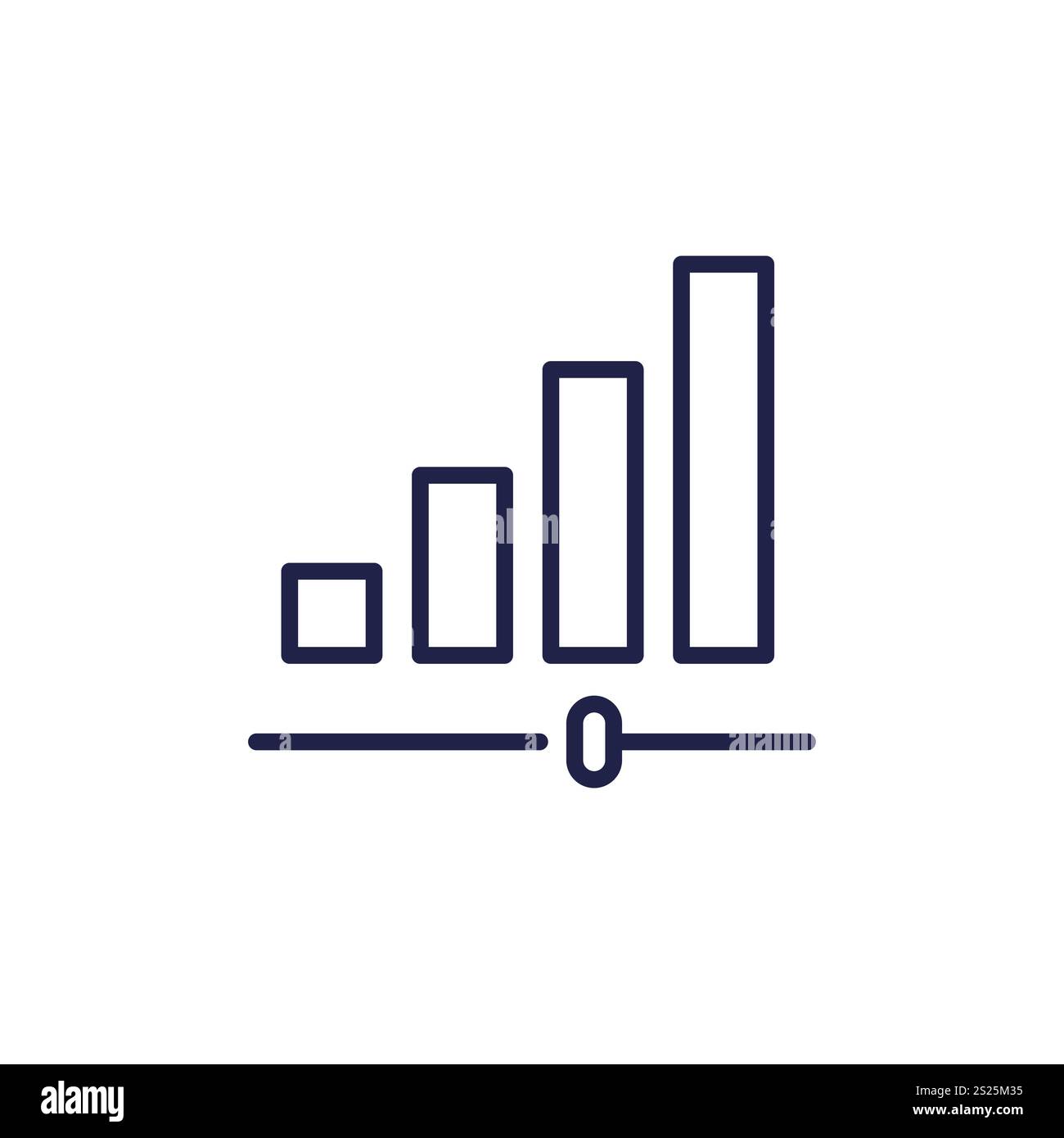 volume control icon, line vector pictogram Stock Vector Image & Art - Alamy