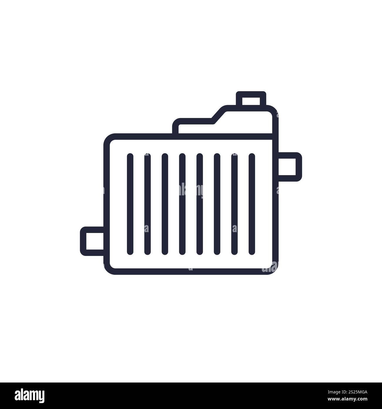 Cooling radiator part line Stock Vector Images - Alamy