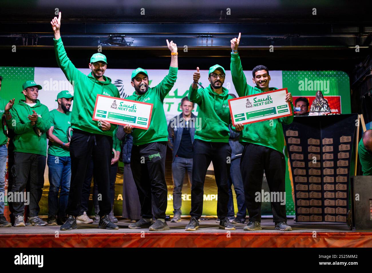 Bisha, Arabie Saoudite. 06th Jan, 2025. Saudi Next Gen ceremony during ...