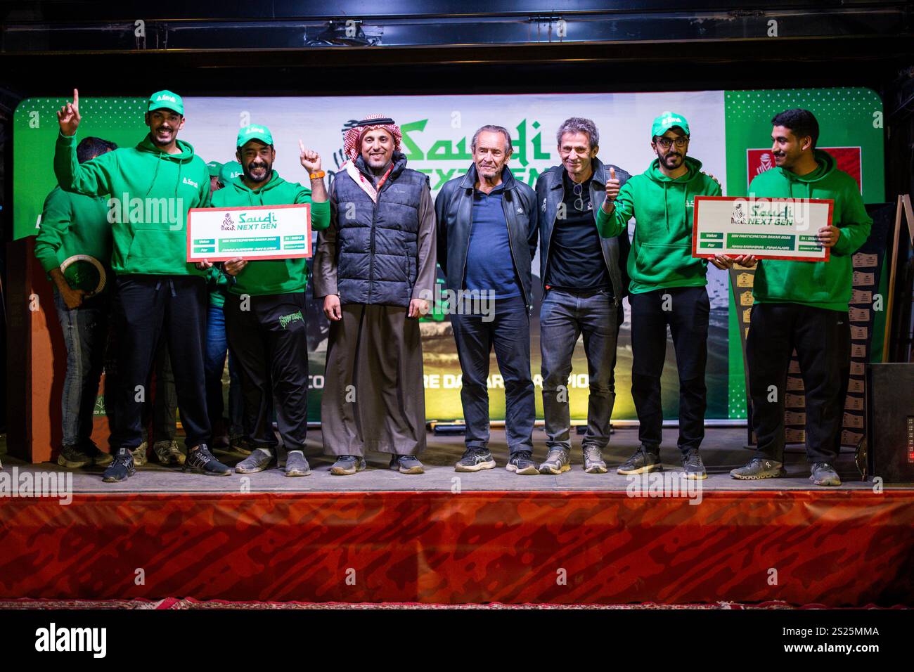 Bisha, Arabie Saoudite. 06th Jan, 2025. Saudi Next Gen ceremony during ...